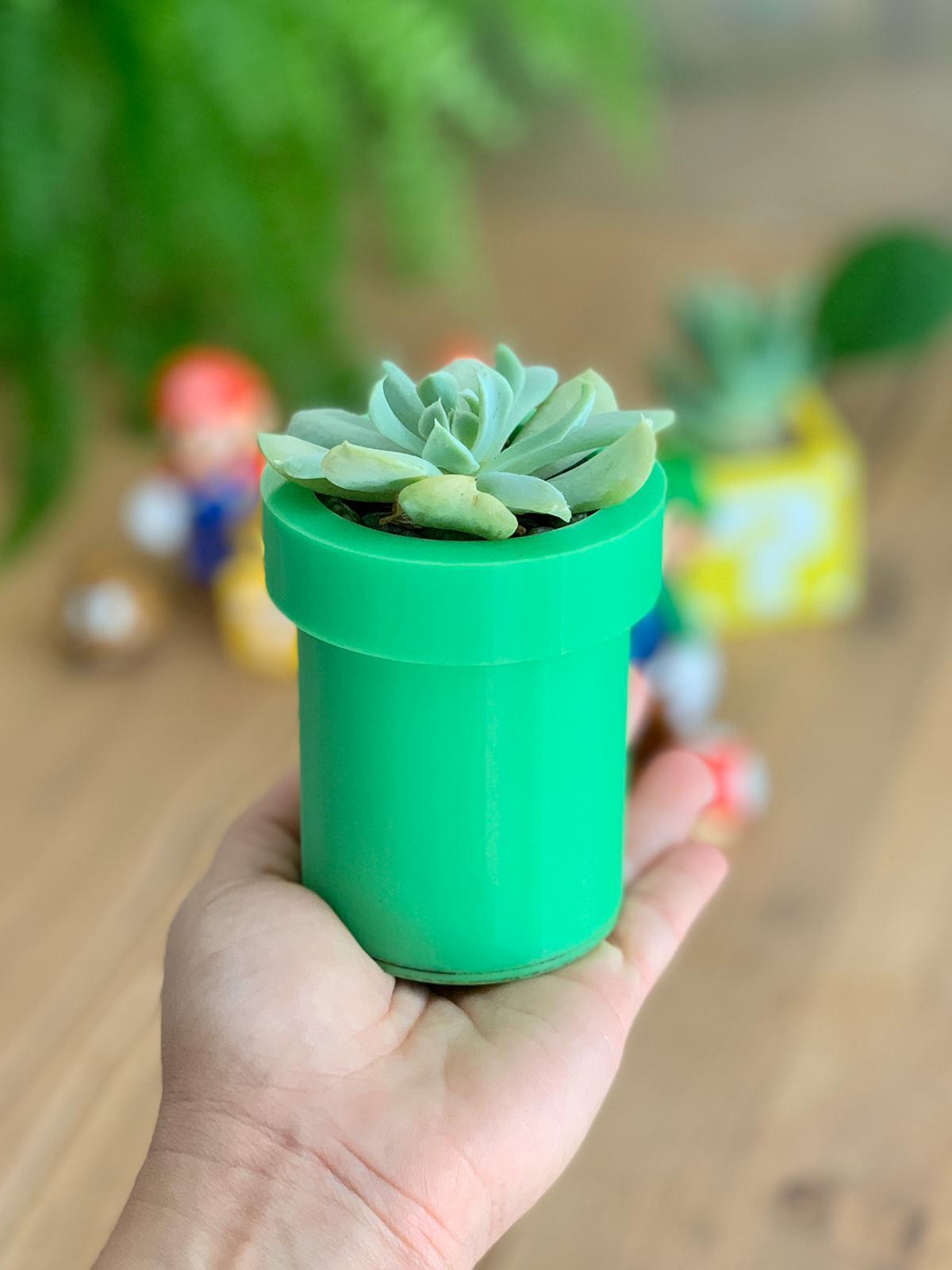 Super Mario Bros Pipe Planter / Pen Holder by IK3D | Download free STL ...