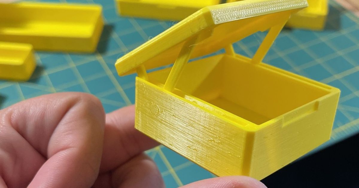 Parametric Linkage Lid Box (Print in Place) by povsky | Download free ...