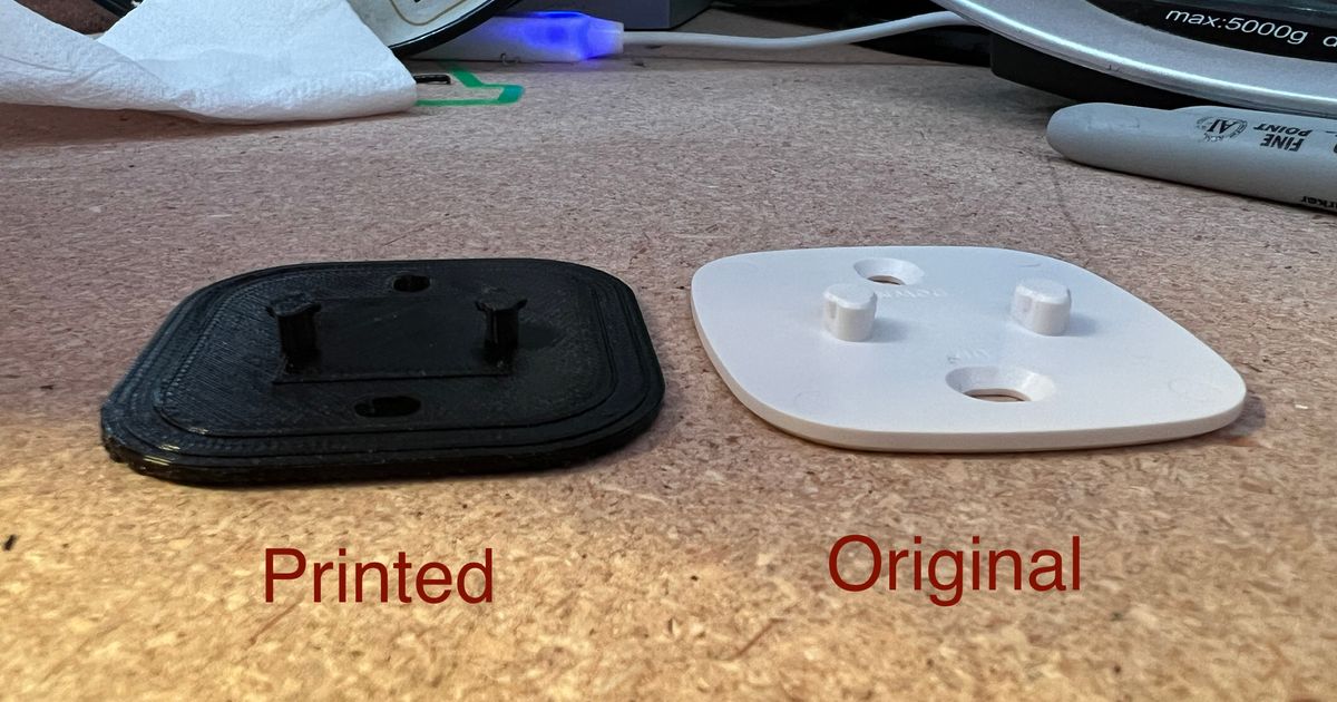 eufy solo indoor camera mounting plate by akaderby | Download free STL ...