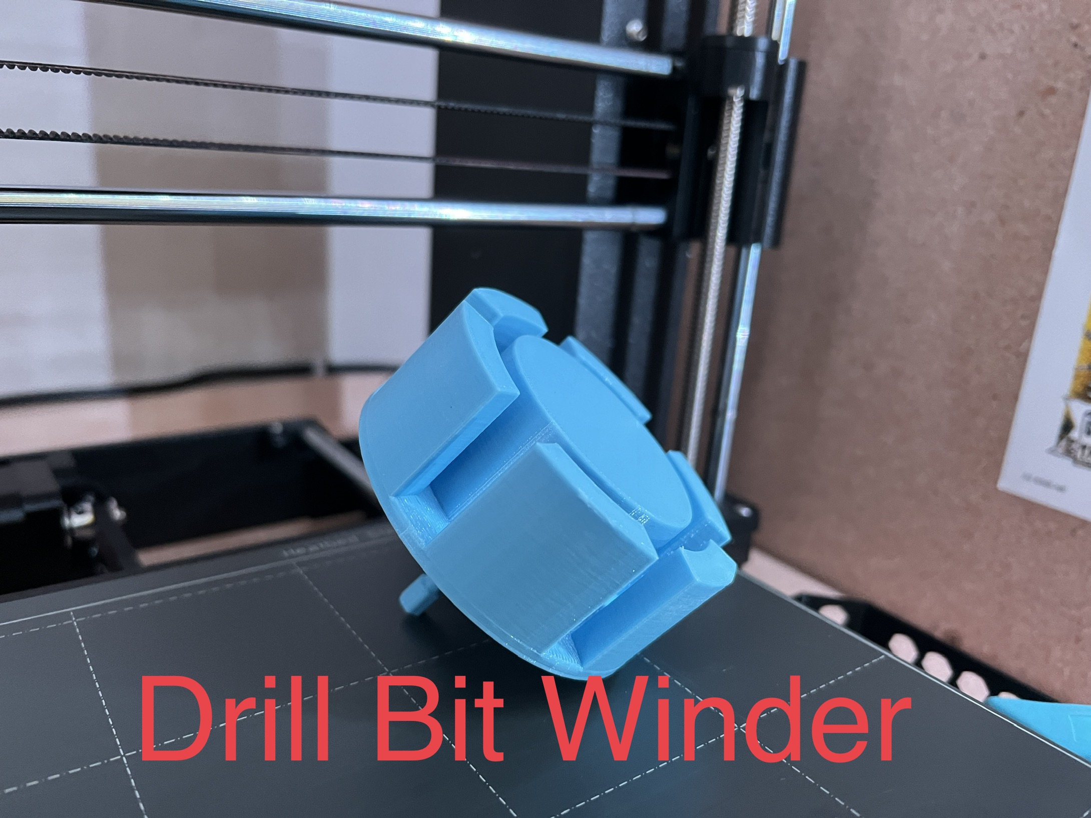 Mini Spool for Left Over Filament - Includes Drill Attachment for fast ...