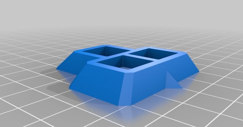 Customizable D6 Holder (Multi-dice) by TheRadRomulan | Download free ...