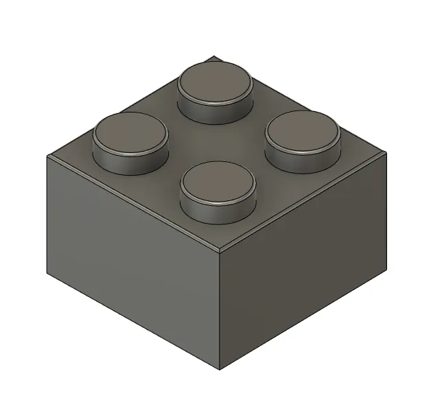 Lego Brick 2x2 by Fudge | Download free STL model | Printables.com