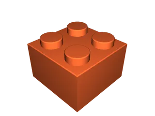 Lego Brick 2x2 by Fudge | Download free STL model | Printables.com