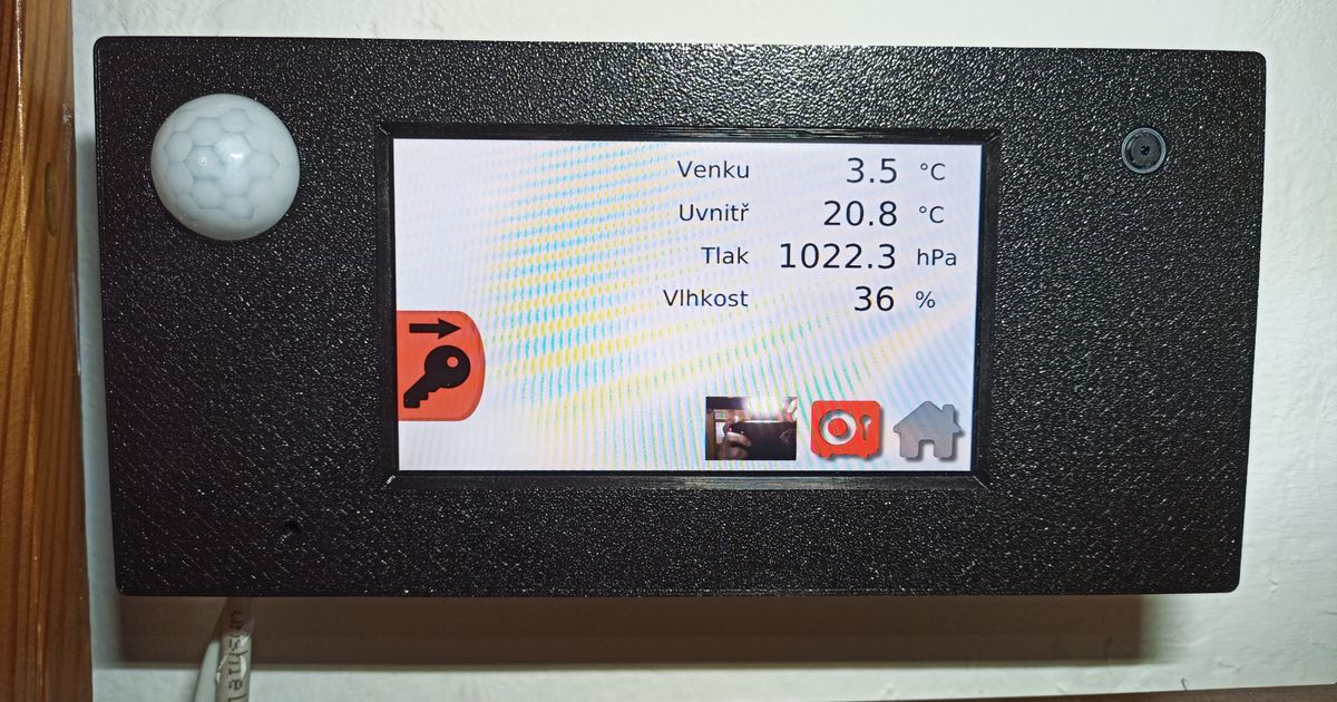Rpi + Waweshare 4.3" display housing by Petr Bravenec | Download free ...