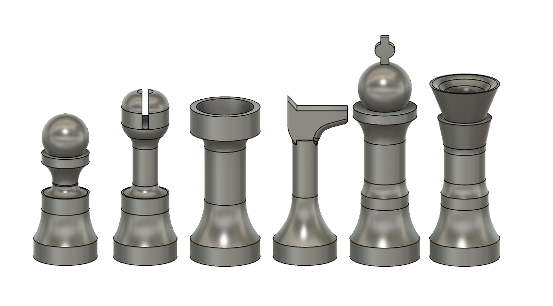 Very Simple Chess Set - No support by Soolaal | Download free STL model ...