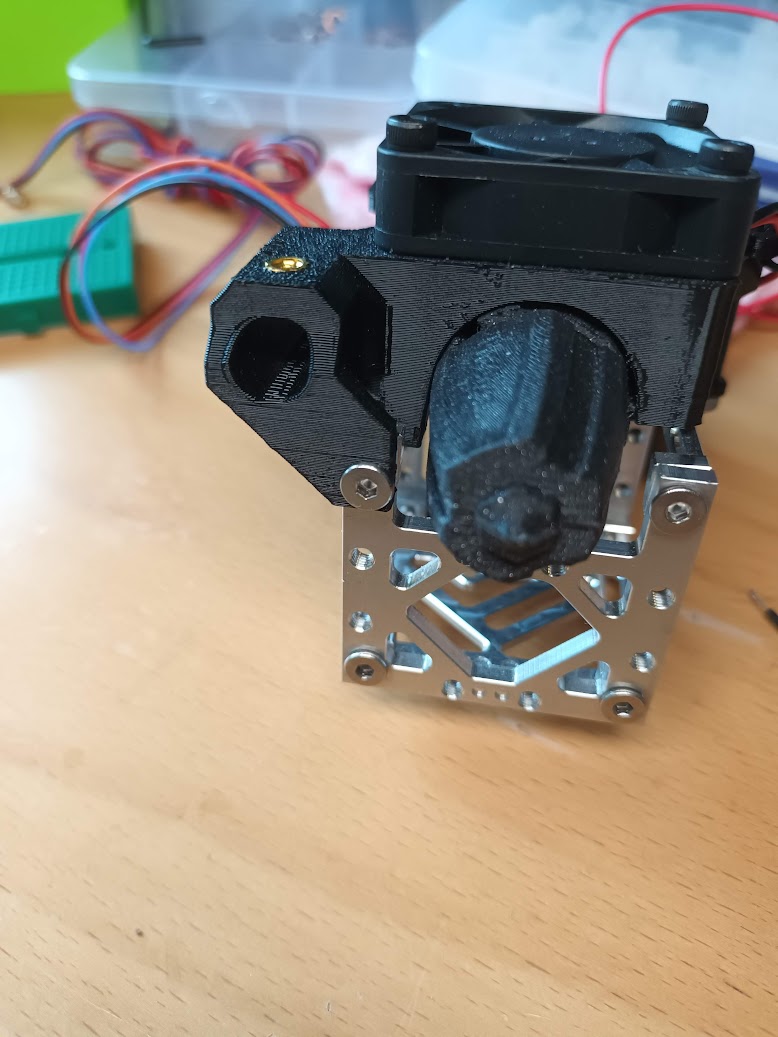 40mm fan and 8mm probe holder for VZbot ratrig printhead and extruder ...