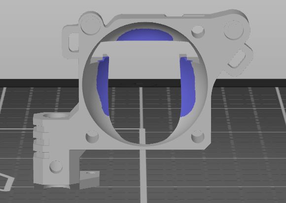 40mm fan and 8mm probe holder for VZbot ratrig printhead and extruder ...