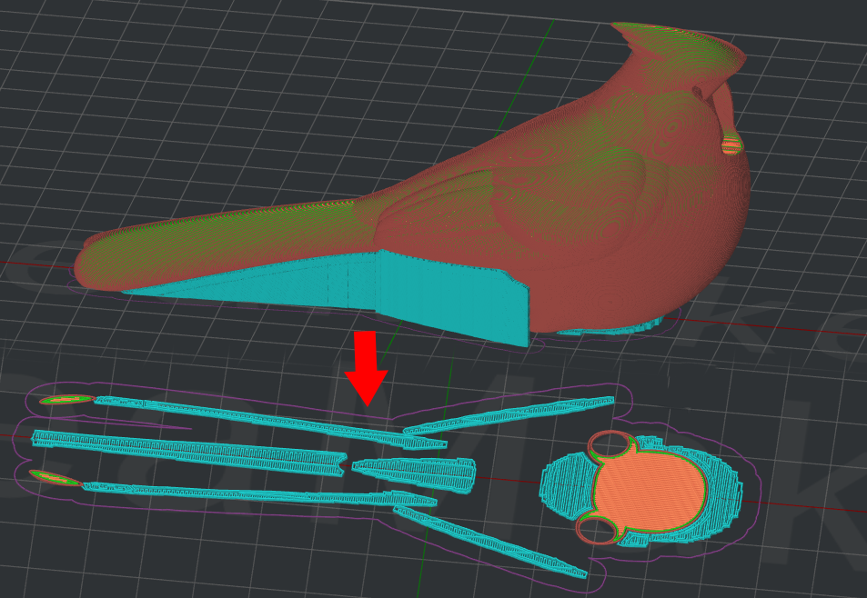 Northern Cardinal "puzzle" by GreenCopper | Download free STL model ...