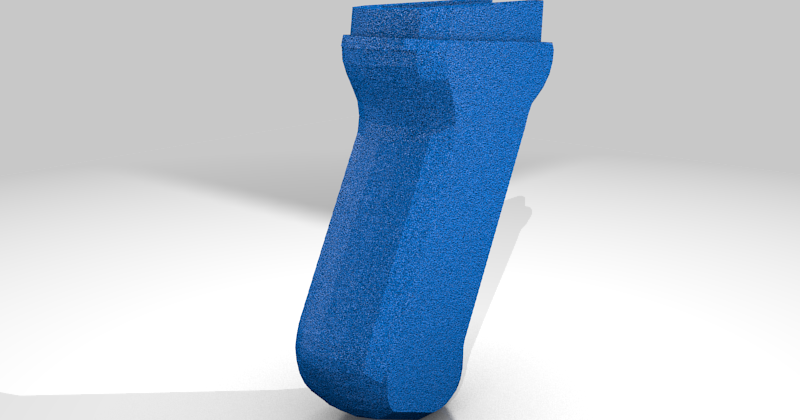 Replica AK-47 Pistol Grip Scale Model by Saxonite | Download free STL ...