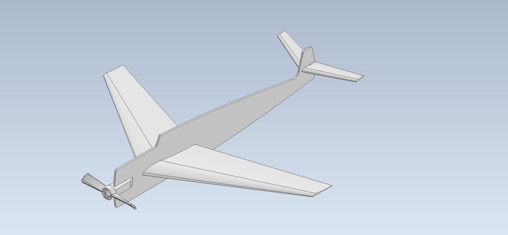 Greeting-Card Plane with Propeller by Frohmann | Download free STL ...