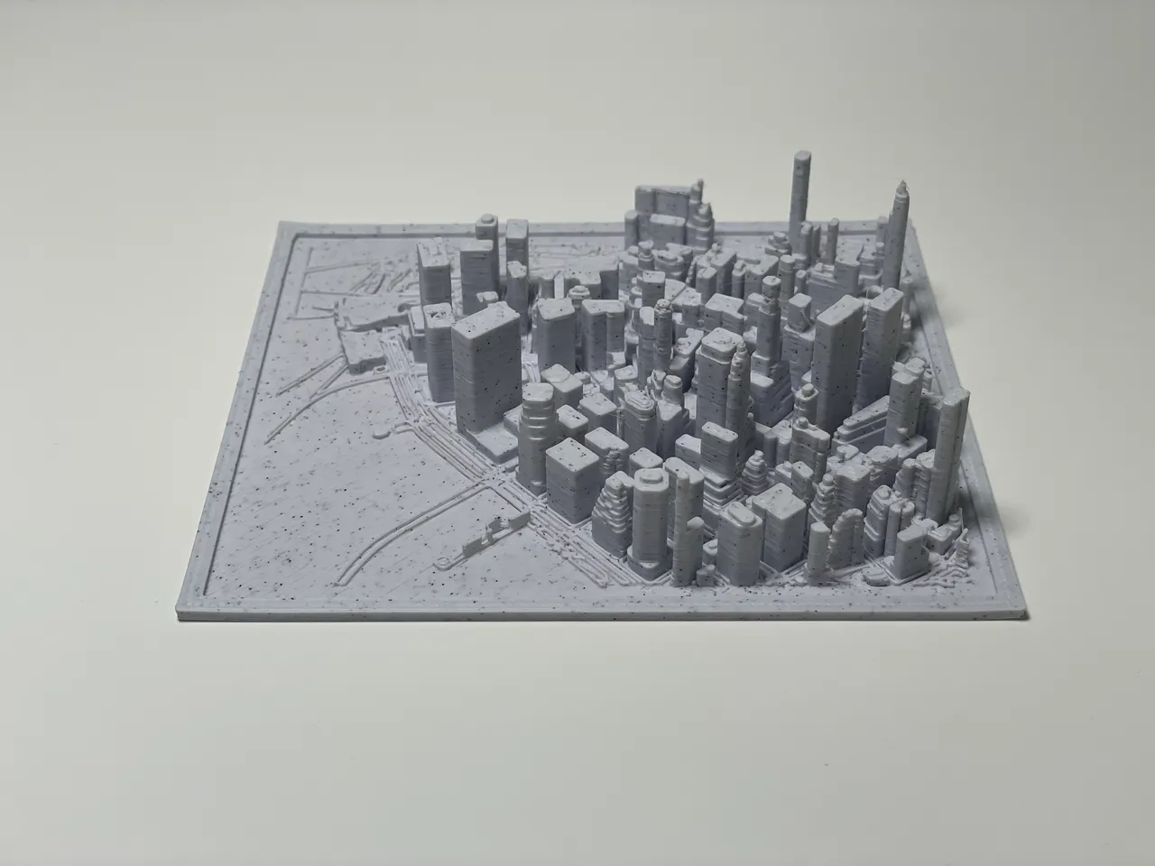 Downtown Manhattan Topo Map by Plaground3d | Download free STL model ...