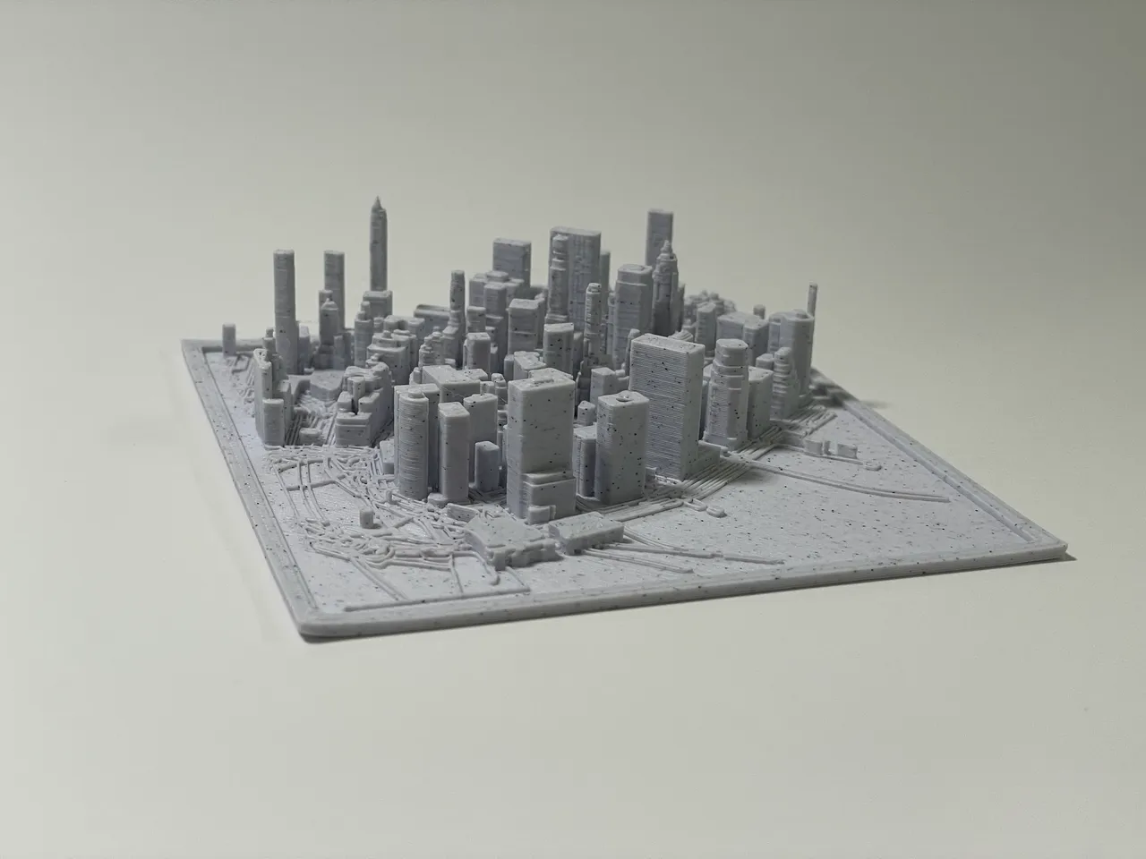 Downtown Manhattan Topo Map by Plaground3d | Download free STL model ...