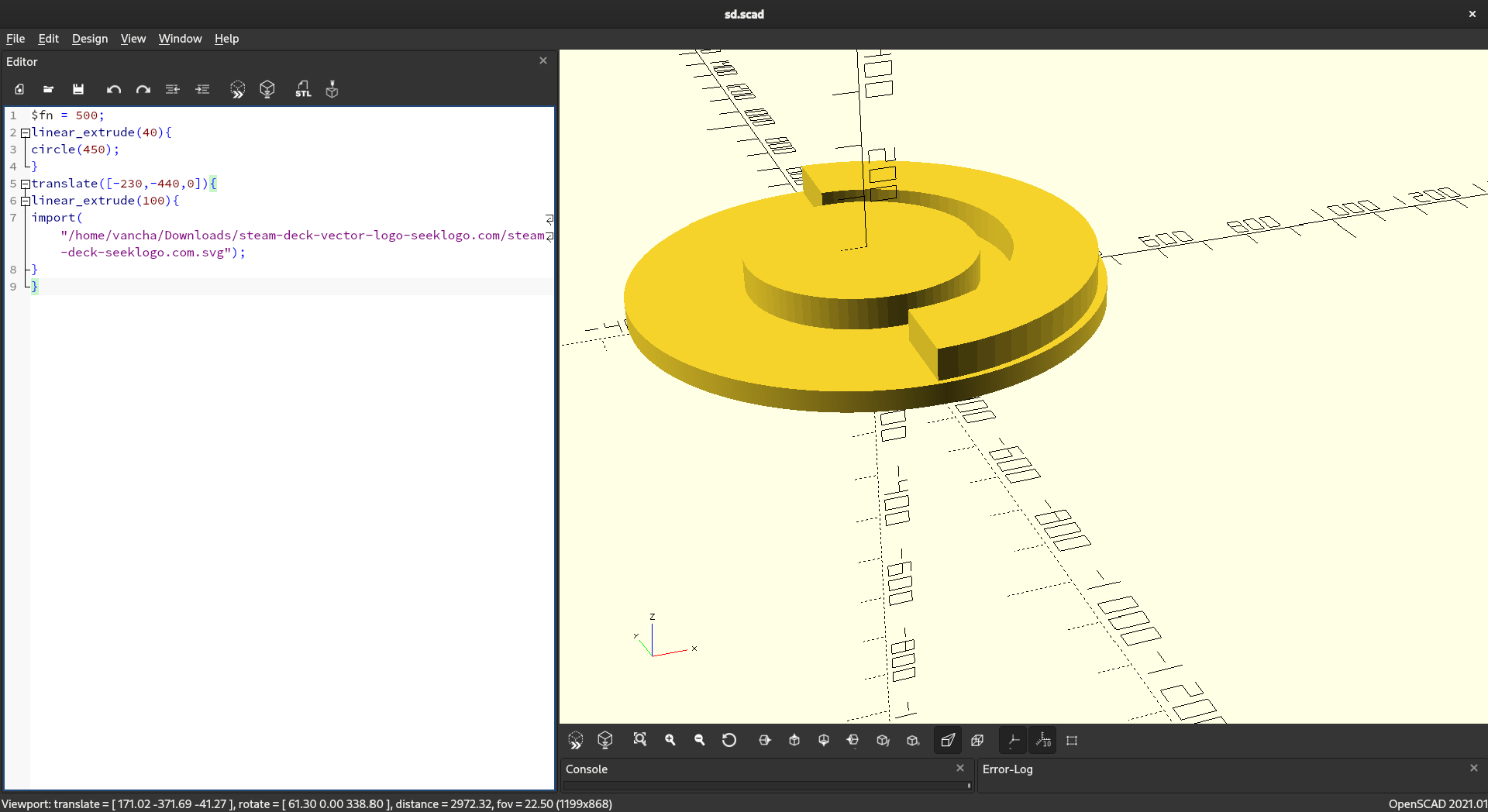 steam deck logo by Vancha | Download free STL model | Printables.com