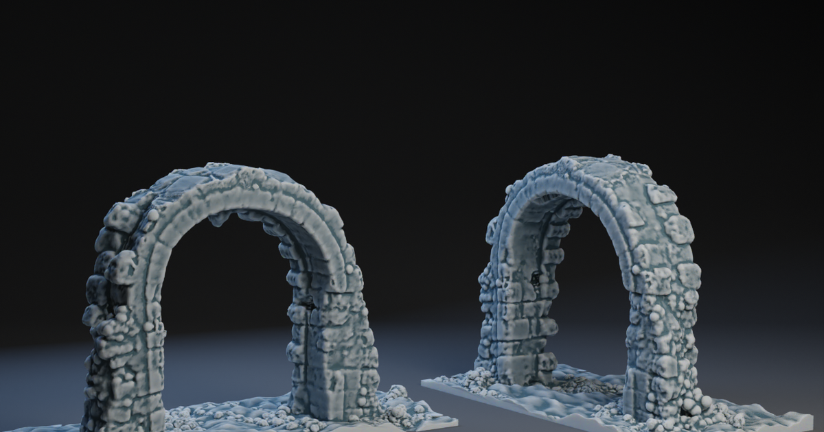 Arch Ruins by Peter Farell | Download free STL model | Printables.com