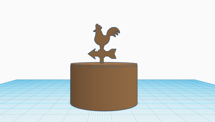 weather vane record adapter by Julian Reynaga | Download free STL model ...