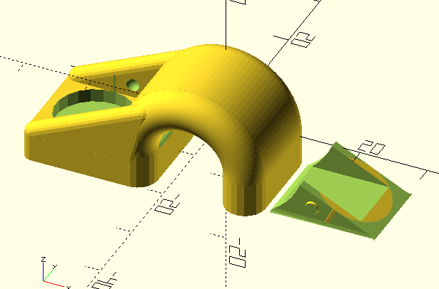 Wall Cable Clamp (SCAD) by tjsoco | Download free STL model ...