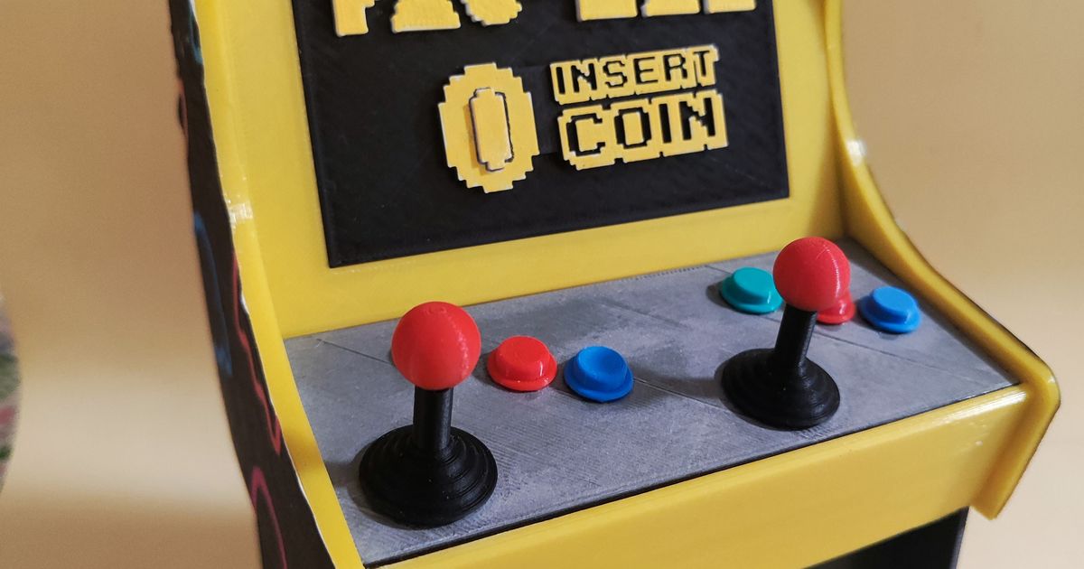 Cabinato Pac-Man by Matteo Giovanni Cirfeda | Download free STL model ...