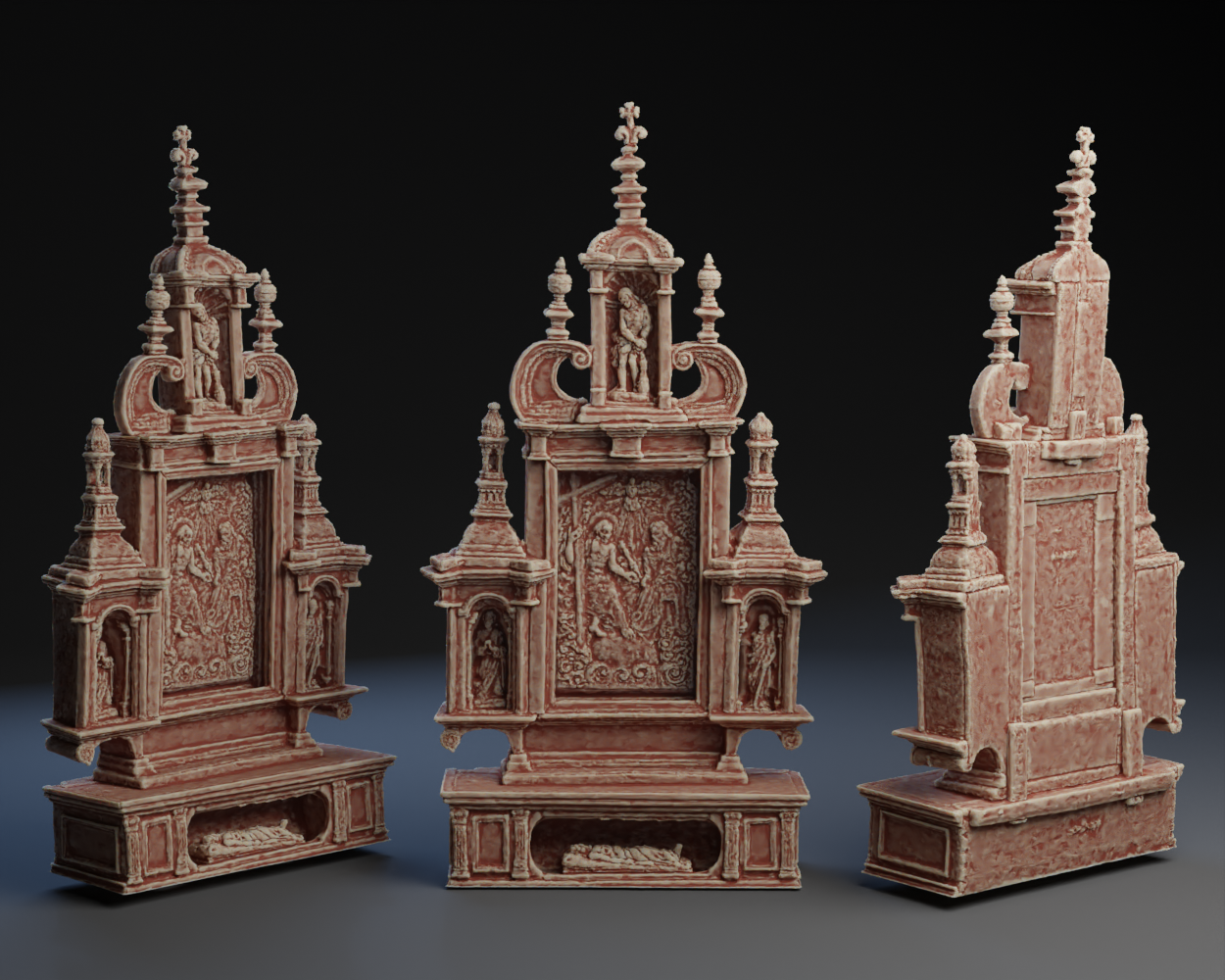 Altar Retable (Cabinet) by Peter Farell | Download free STL model ...