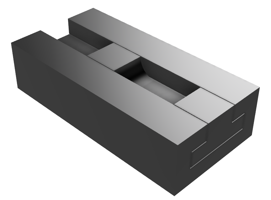 Mini sliding lock - Mini verrou coulissant (Printed in place) by ...