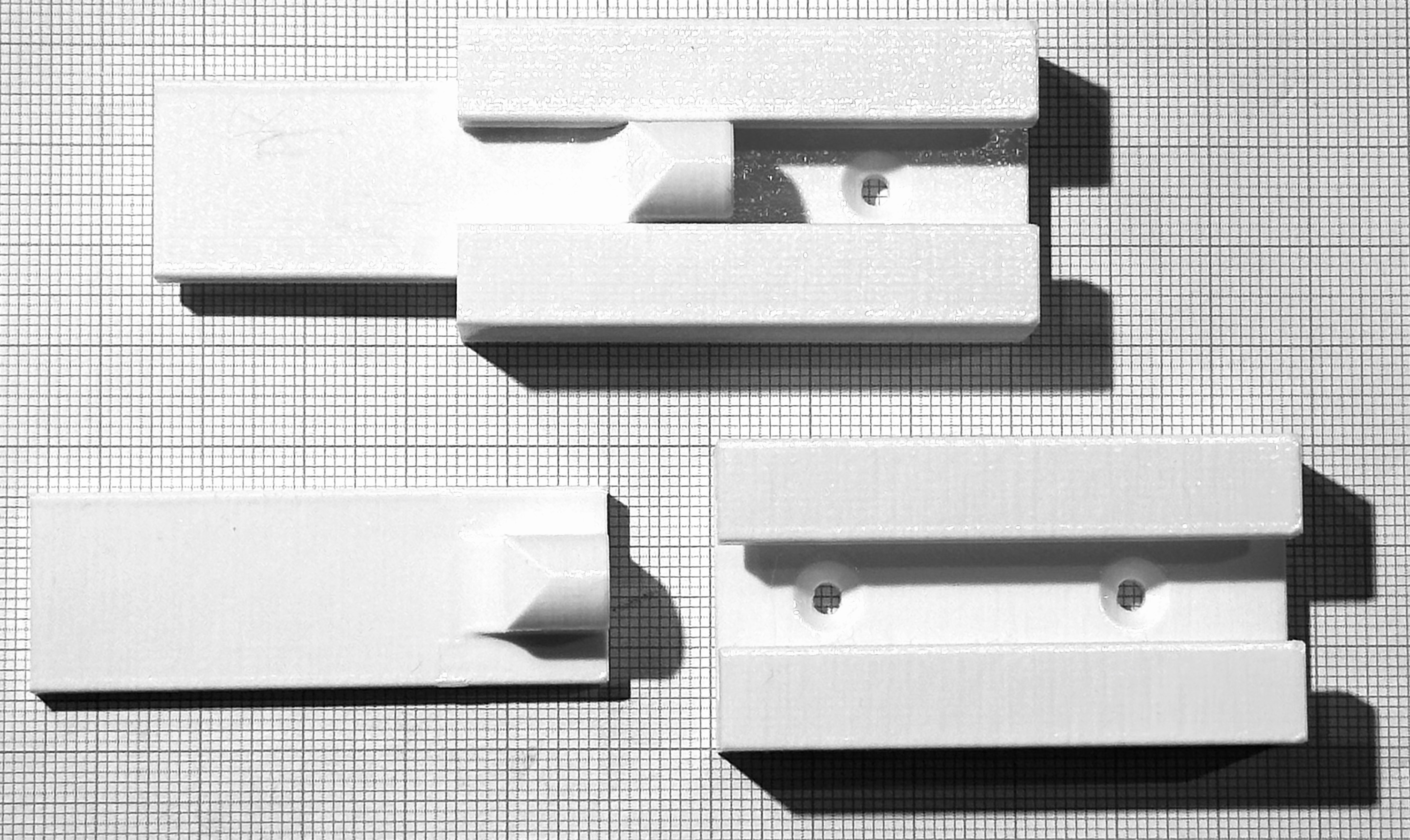 Mini sliding lock - Mini verrou coulissant (Printed in place) by ...