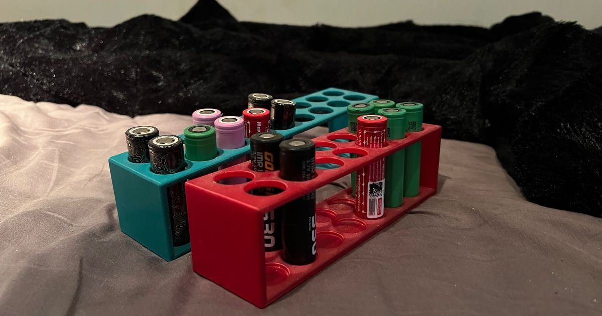 18650 battery holders by Tony,H | Download free STL model | Printables.com
