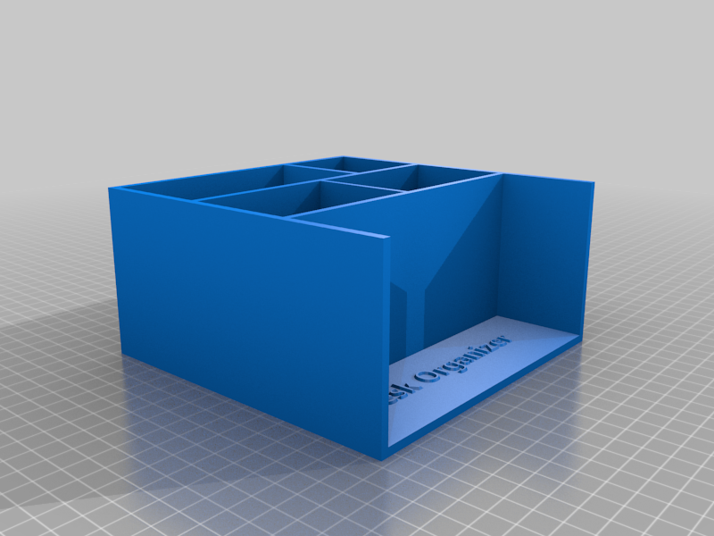 Desk Organizer by Stoneman | Download free STL model | Printables.com