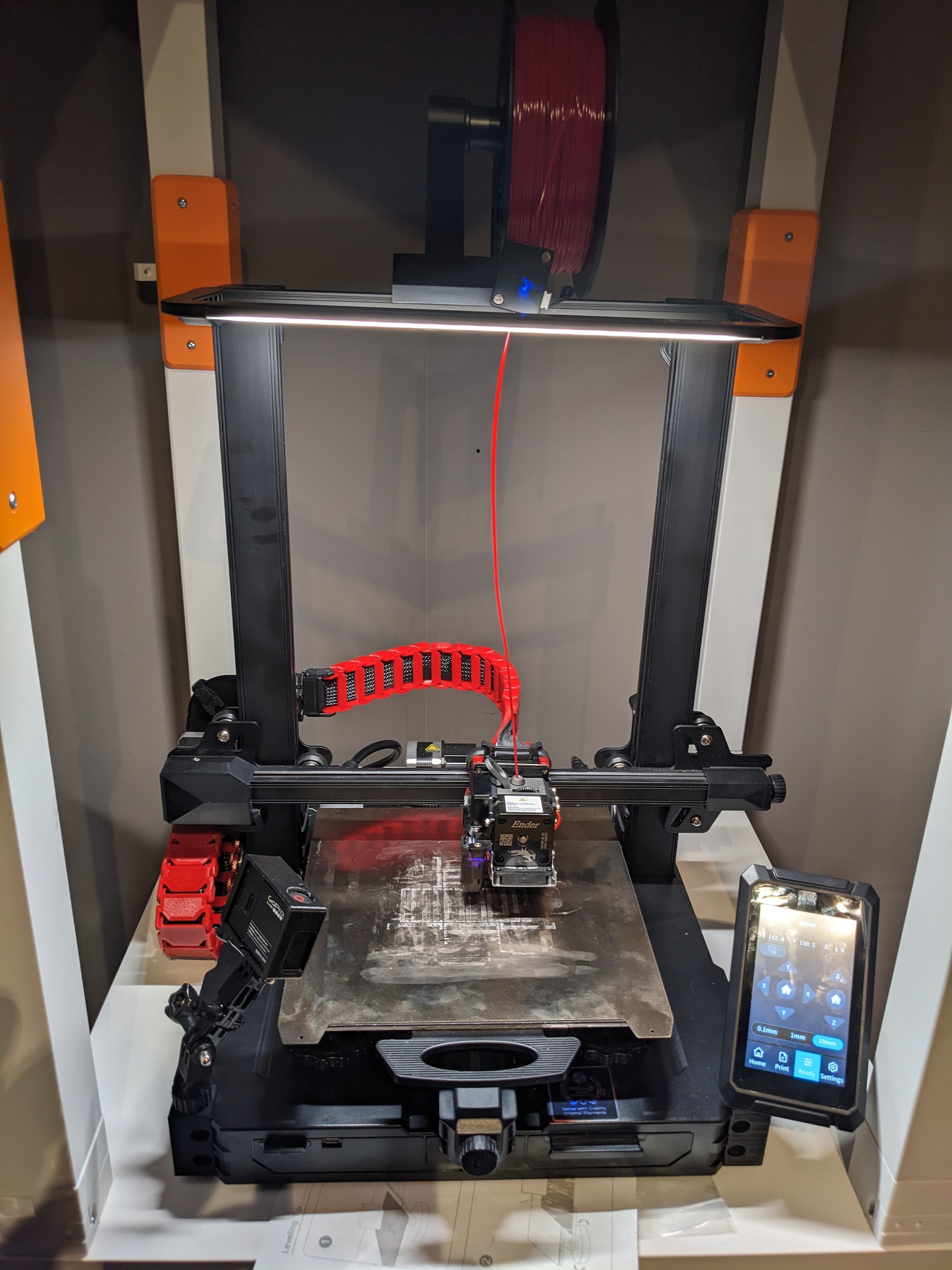 Best Ender3S1 Pro Cable Management Yet!! Built for Lack Case! by ...