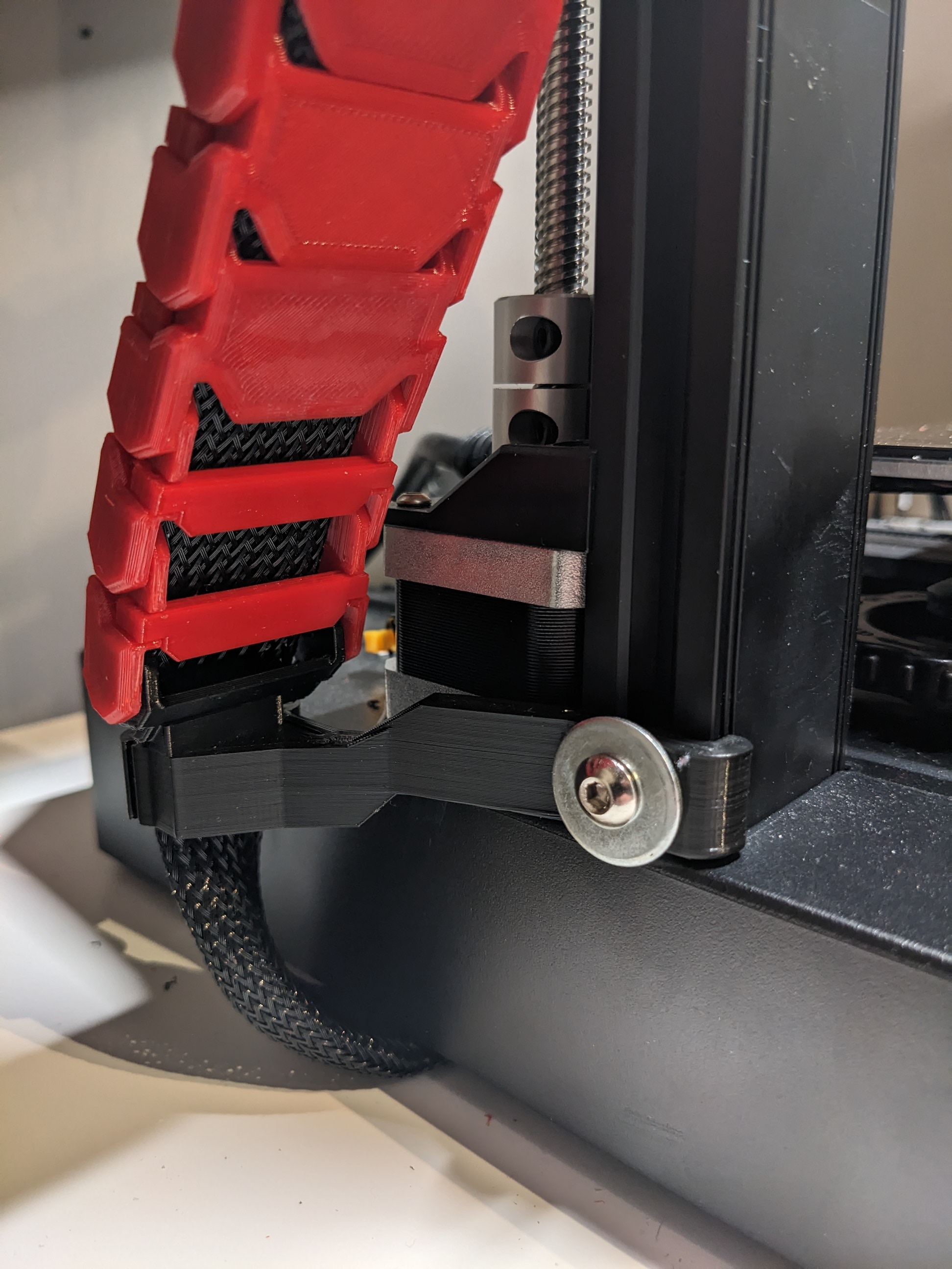 Best Ender3S1 Pro Cable Management Yet!! Built for Lack Case! by ...