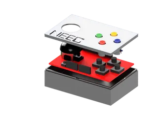 SparkFun Joystick Shield Controller Case by Gonçalo Midões | Download ...