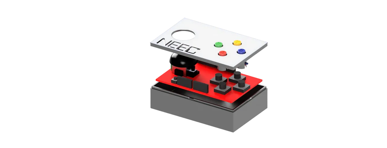 SparkFun Joystick Shield Controller Case by Gonçalo Midões | Download ...