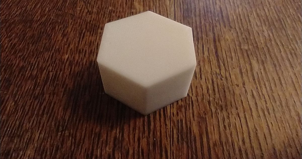 Hexagonal Prism by Books | Download free STL model | Printables.com