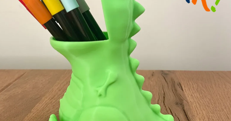 Chubby T-Rex Dino Pencil Holder / Pot / Container par IK3D ...