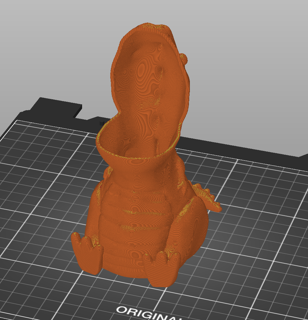 Chubby T-Rex Dino Pencil Holder / Pot No Supports by IK3D | Download ...