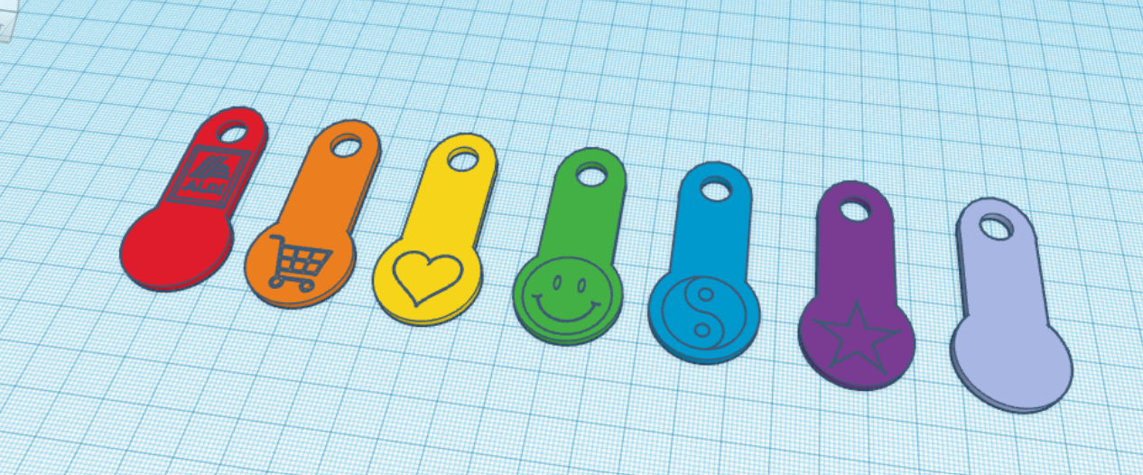 Shopping Cart Key (US Quarter) by Marlin | Download free STL model ...