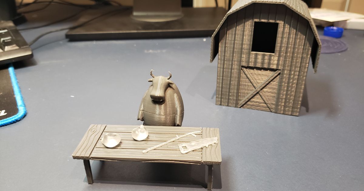 Cow Tools Action Playset by Space Buck | Download free STL model ...