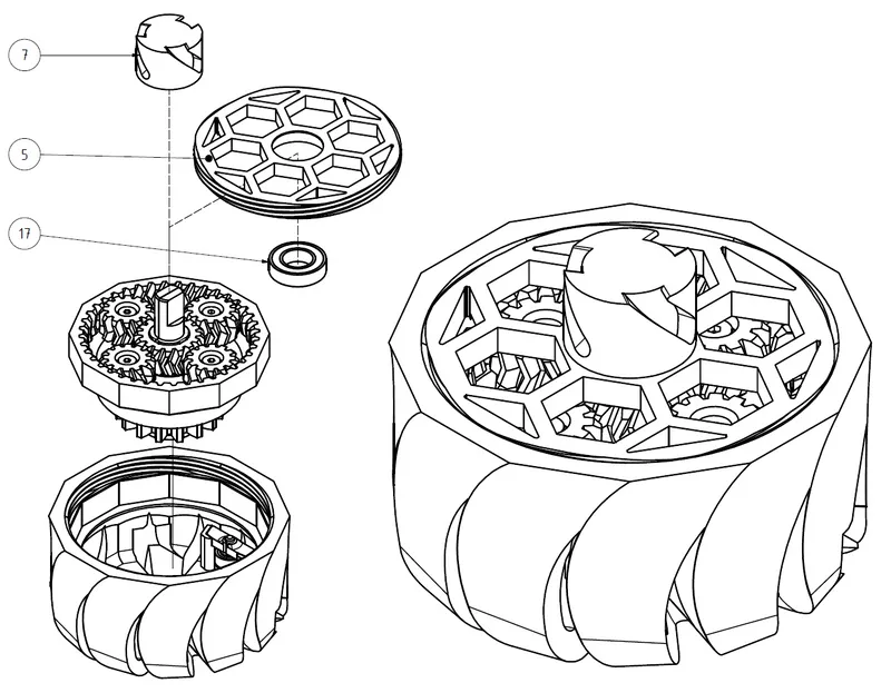 ToroSpin (Toroidal Propeller Launcher) by Kocyns | Download free STL ...