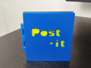 POST-IT NOTE COVER PRINT-IN-PLACE by Hot3nd | Download free STL model ...