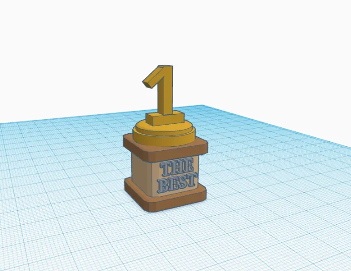 The Best Trophy by random maker | Download free STL model | Printables.com