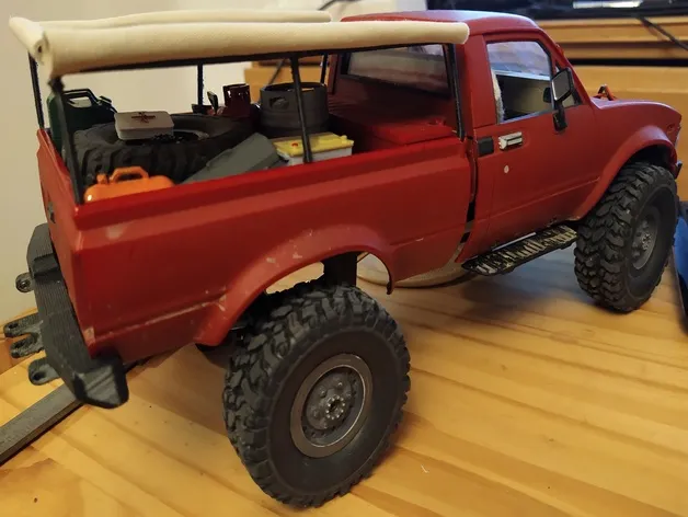 WPL C24 Bed Rack (Reinforced) by TurboPigeon042 | Download free STL ...