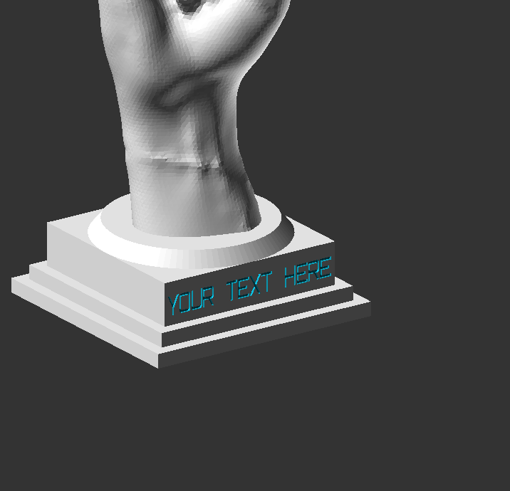SIGN OF THE HORNS TROPHY VERSION by DoomMeister | Download free STL ...