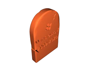 Windows 7 Gravestone by dexcube | Download free STL model | Printables.com