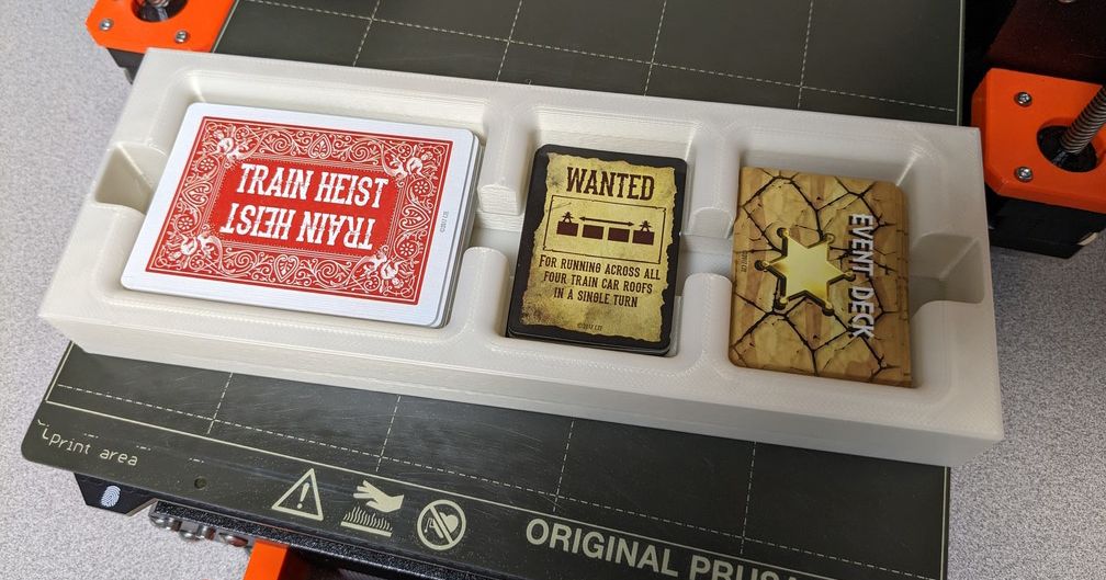 Train Heist Card Decks Tray / Holder by Audi | Download free STL model | Printables.com