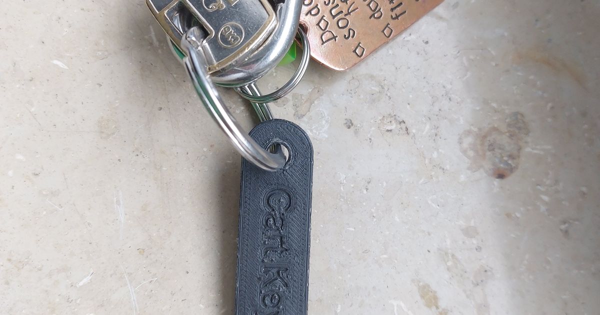 Cart Key by kevinstonehouse | Download free STL model | Printables.com