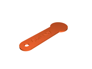 Cart Key by kevinstonehouse | Download free STL model | Printables.com