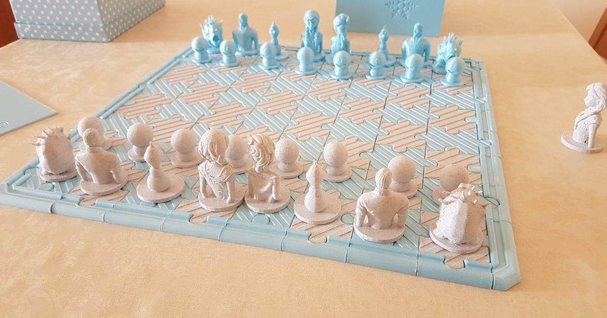 Frozen chess by lolo_aguirre | Download free STL model | Printables.com