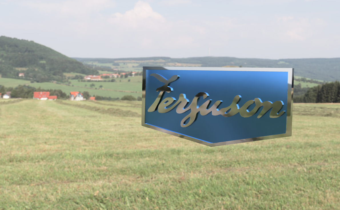 Ferguson Tractor Logo by FergusonTEA | Download free STL model ...