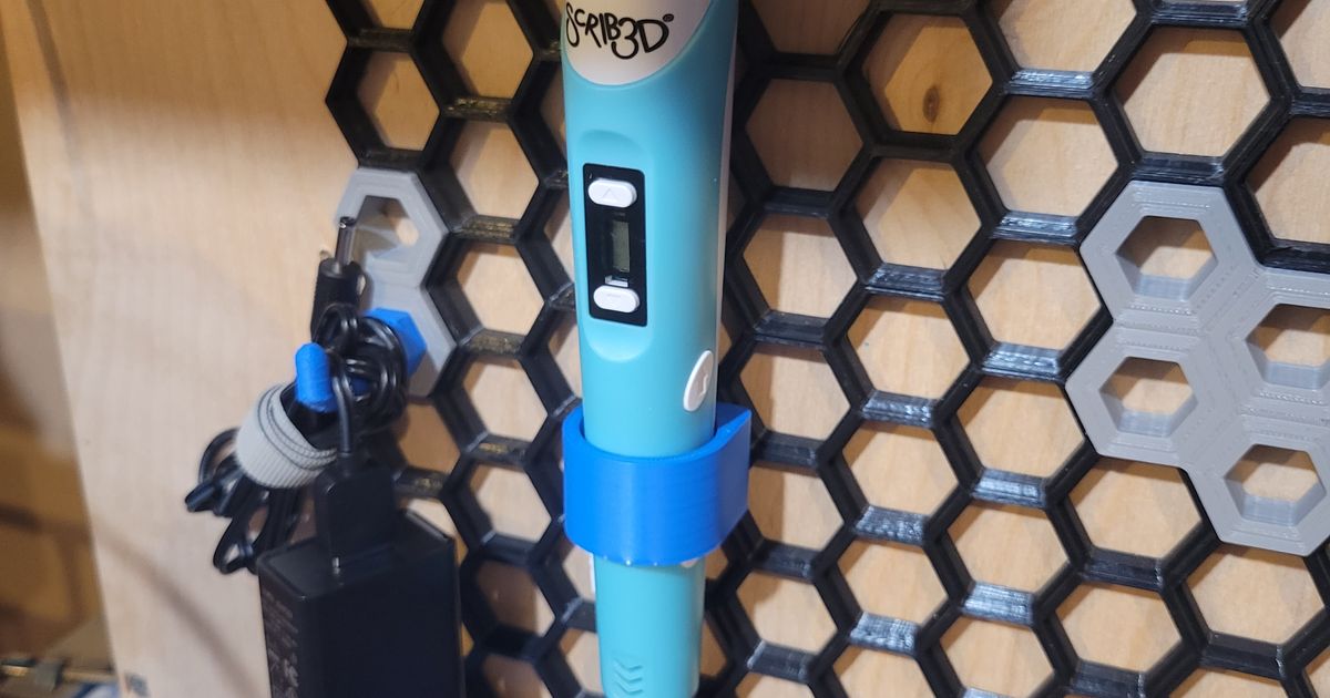 3D printer pen holder for the Honeycomb storage wall HSW by scooter ...