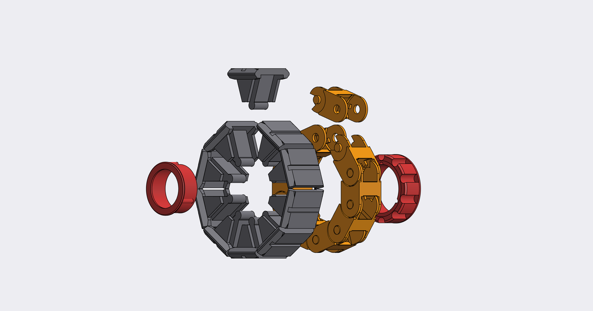 Decagon Assemble Wheel by Les | Download free STL model | Printables.com
