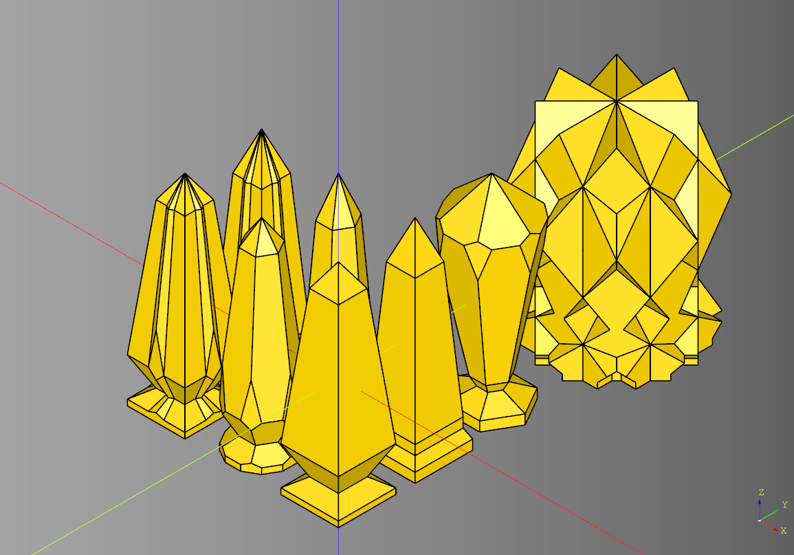 Obelisk Terrain Set by medicationforall | Download free STL model ...