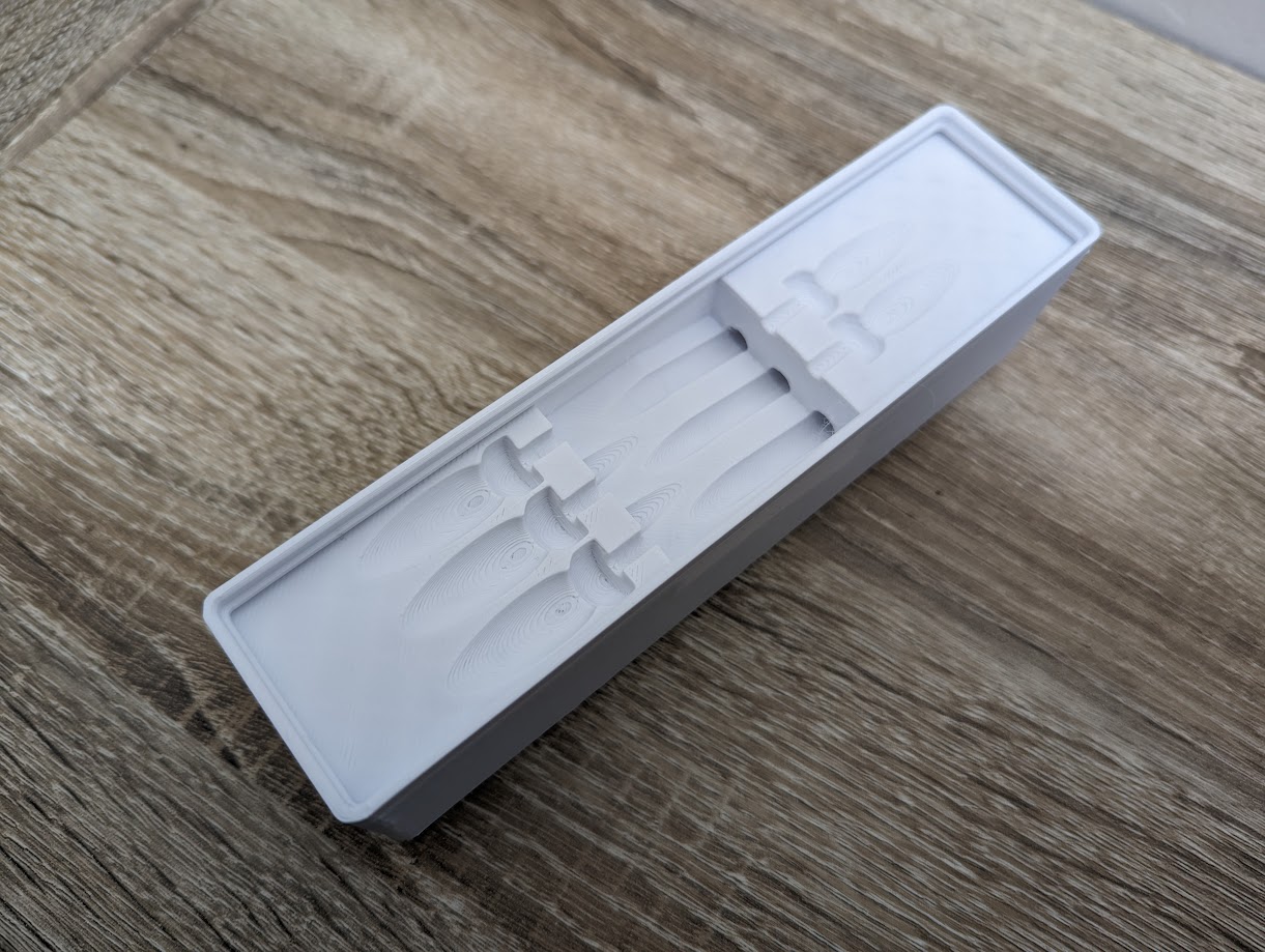 Gridfinity Compact Rolsen Needle File holder by Brad Barlow | Download ...